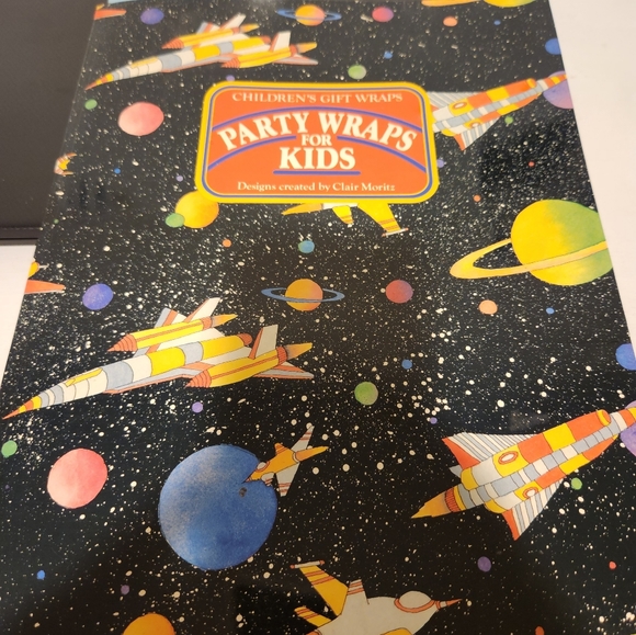 Children's Gift Wrap | Party Supplies | Vintage Book Of Party Gift ...